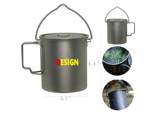 Personalized 750ml Titanium Camping Mug 147798136817