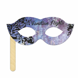Bespoke Circular Face Mask on a Handle 124433113452