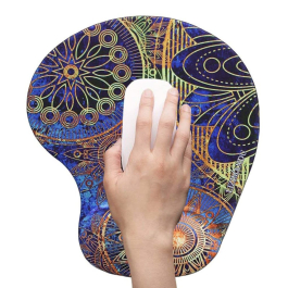 Specially made Ergonomic Lightweight Oval Mouse Pad with Custom Design ...