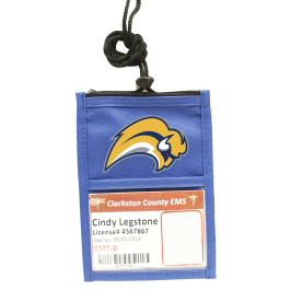Customized Cobalt Classic Printed Event Pouch with Zipper Closure and ...