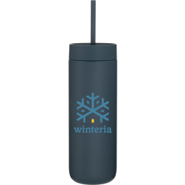 Personalized 20 oz Fellow Carter Cold Drink Tumbler (Slate Blue ...
